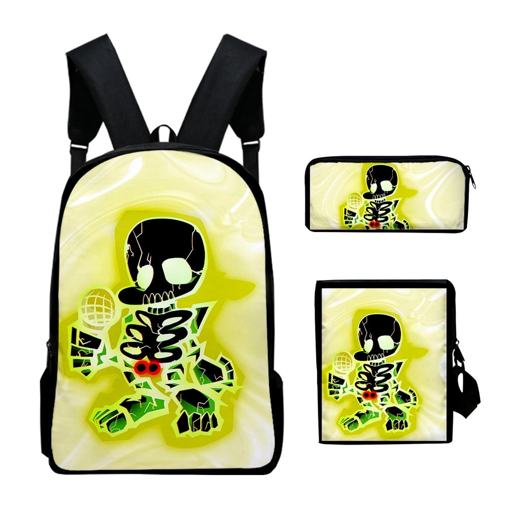 Friday Night Funkin Merch Backpack Rucksack Cosplay Zip Pack Schoolbag ...
