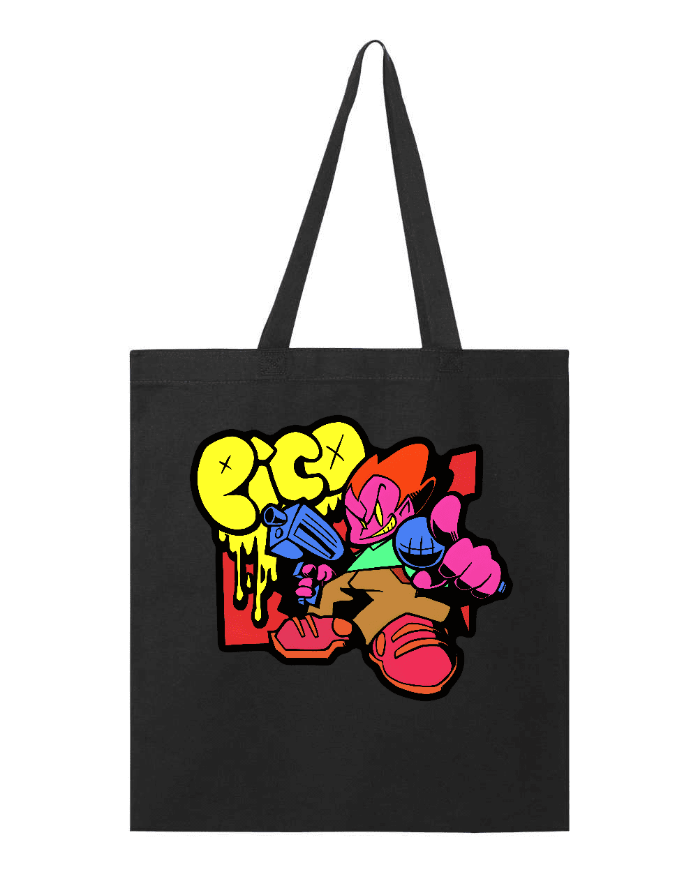 Friday Night Funkin Pico Video Game Fan Art Rapper Gift For Kids Tote ...