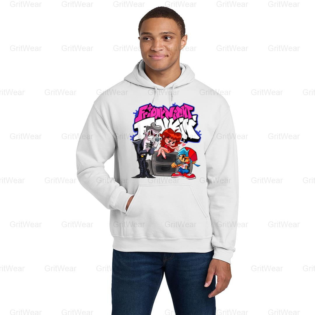 Friday Night Funkin Retro Music Gamer Battle Singing Vibe Sweatshirt ...