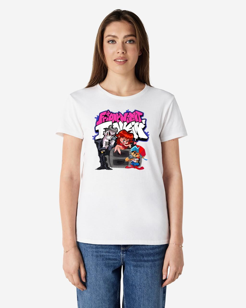 Friday Night Funkin Singing Battle Rhythm Game FNF T-Shirt, for men ...