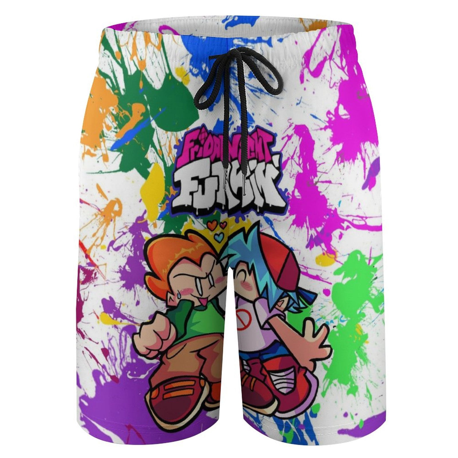 Friday Night Funkin Swim Trunk for Boys Girls, Quick Dry Board Shorts ...