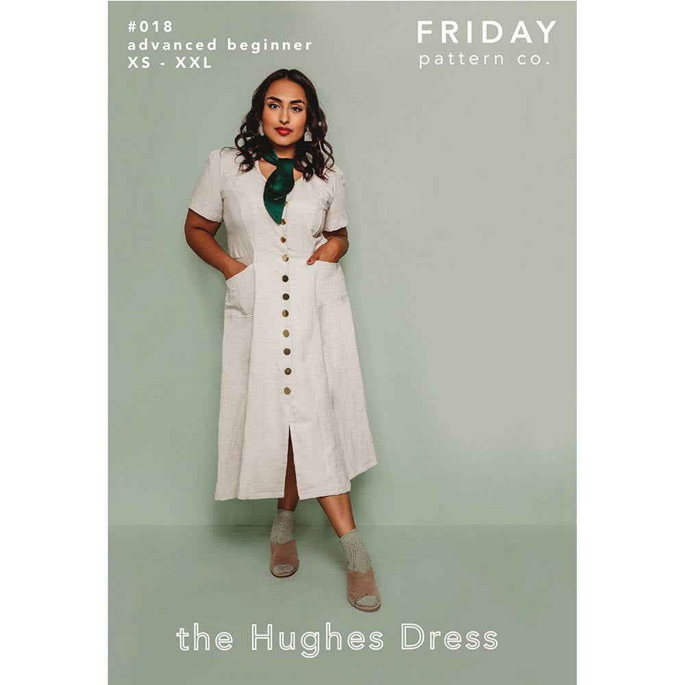 Friday Pattern Company - Hughes Dress Pattern - Walmart.com