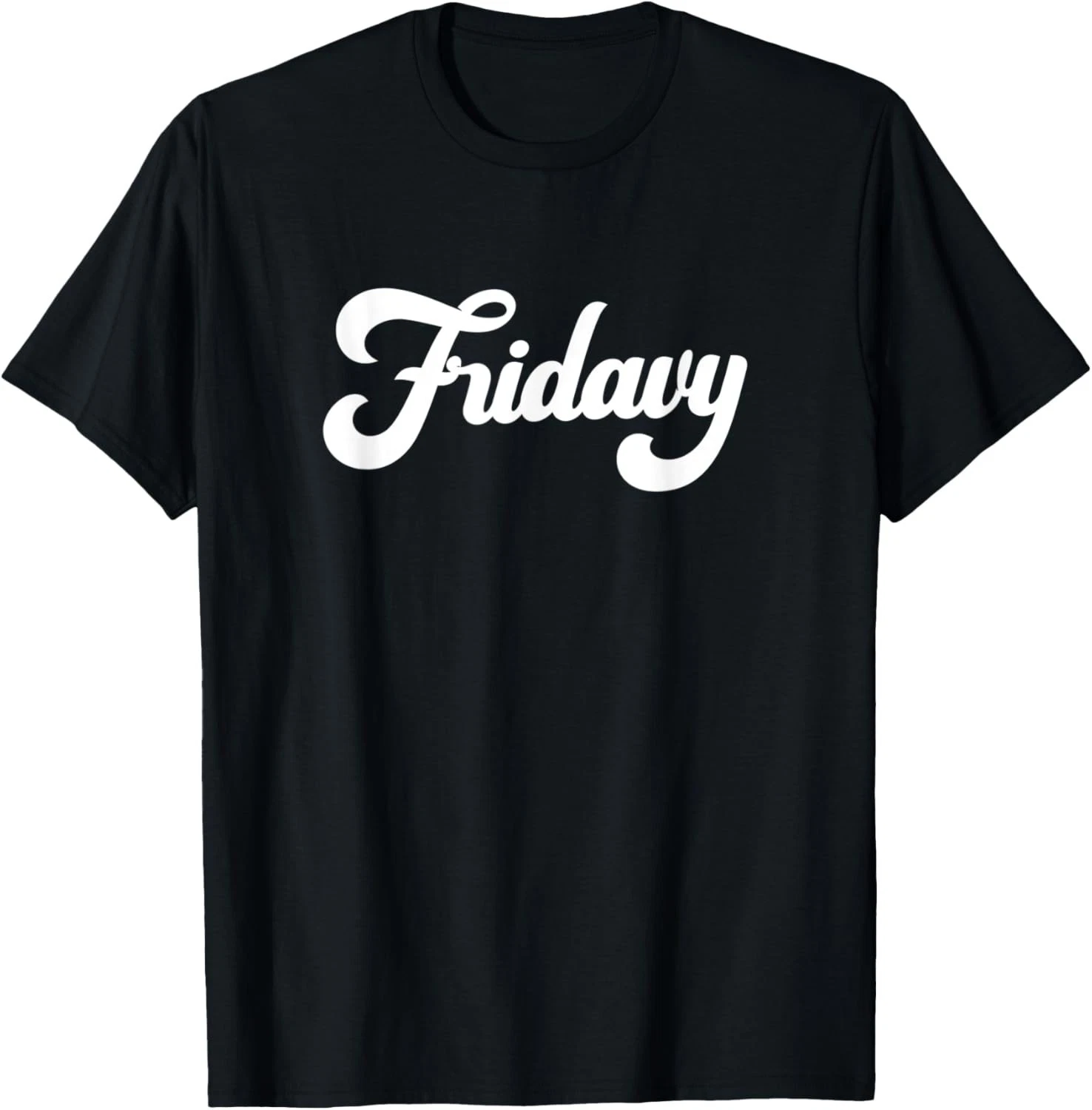 Friday Retro Vibes Fun Days Of Week Weekend Mood Art Unisex T-Shirt, up ...
