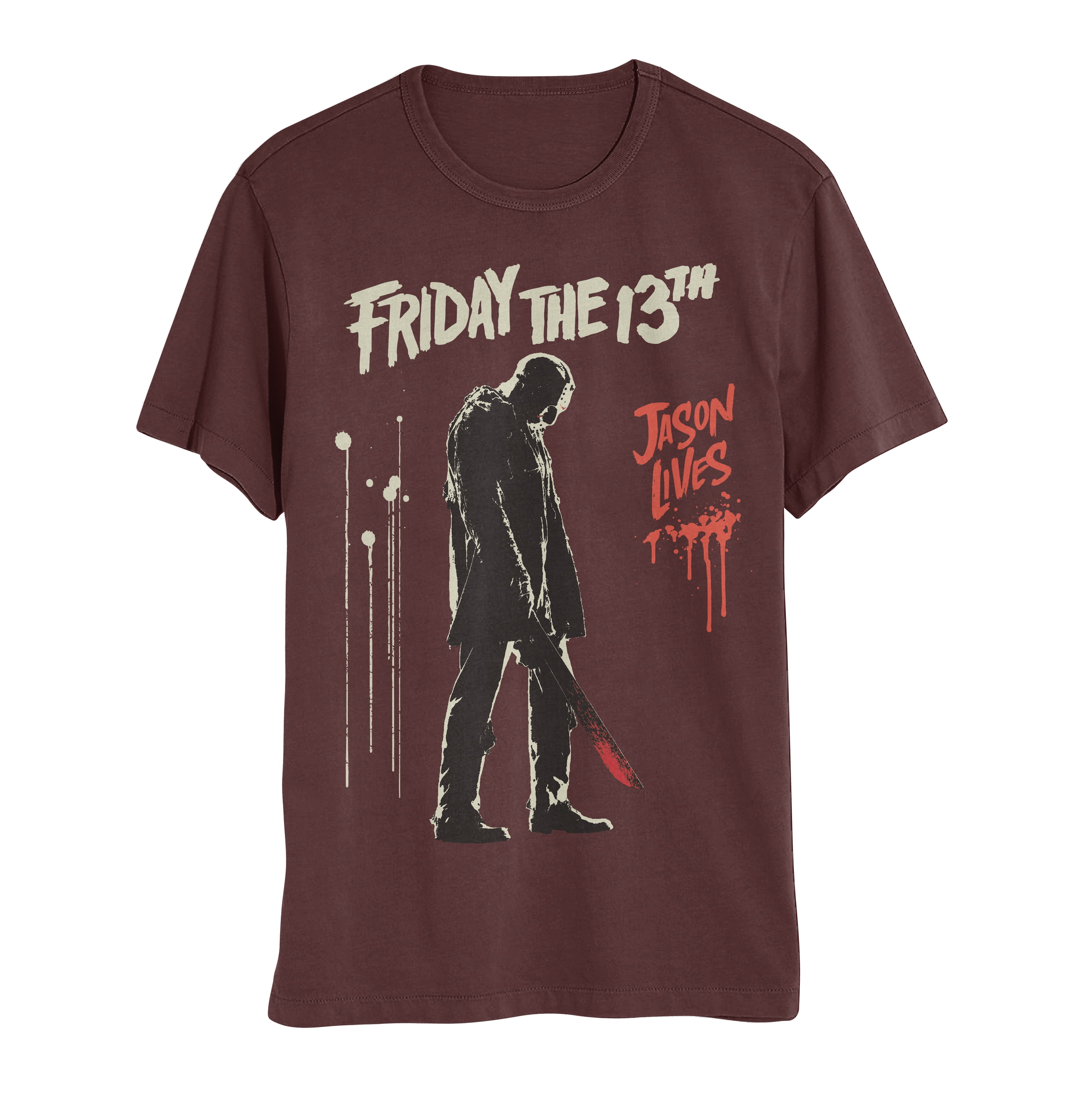 Friday The 13Th Jason Voorhees Jason Lives Mens and Womens Short Sleeve ...