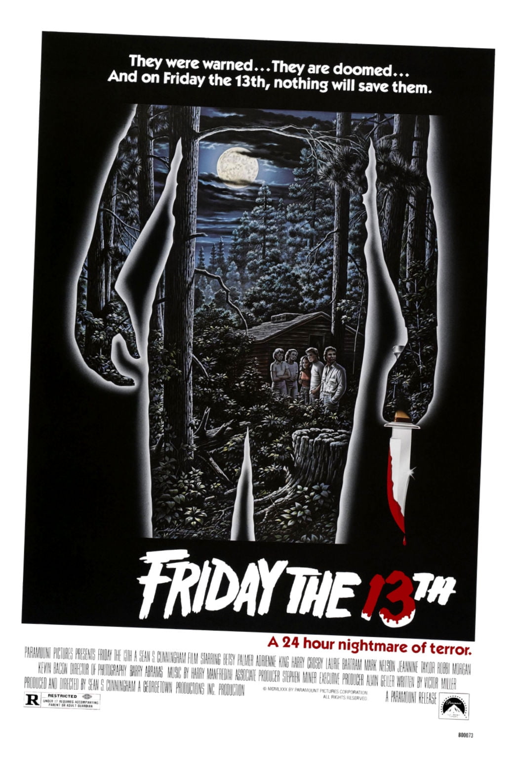 Friday The 13Th Movie poster Metal Print 12inx16in Unframed, Age ...