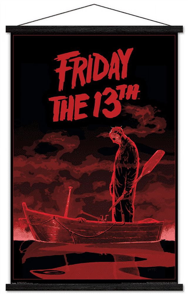 Friday The 13th - Boat Wall Poster with Magnetic Frame, 22.375" x 34 ...