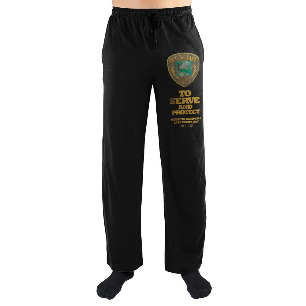 Friday The 13th 'Crystal Lake Police' Sleep Pajama Pants-XX-Large ...