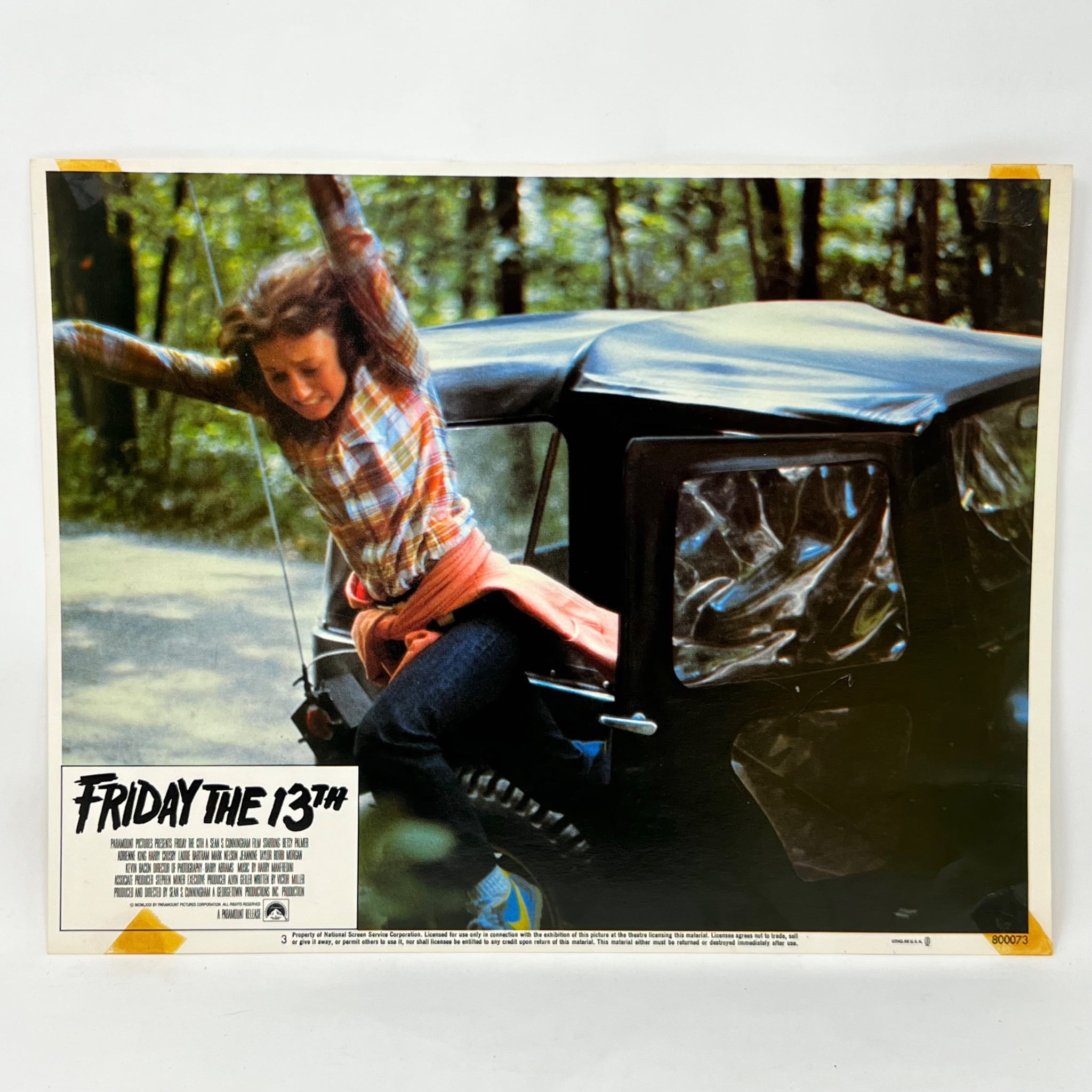 Friday The 13th Horror Movie Lobby Card Poster No.3 - Walmart.com