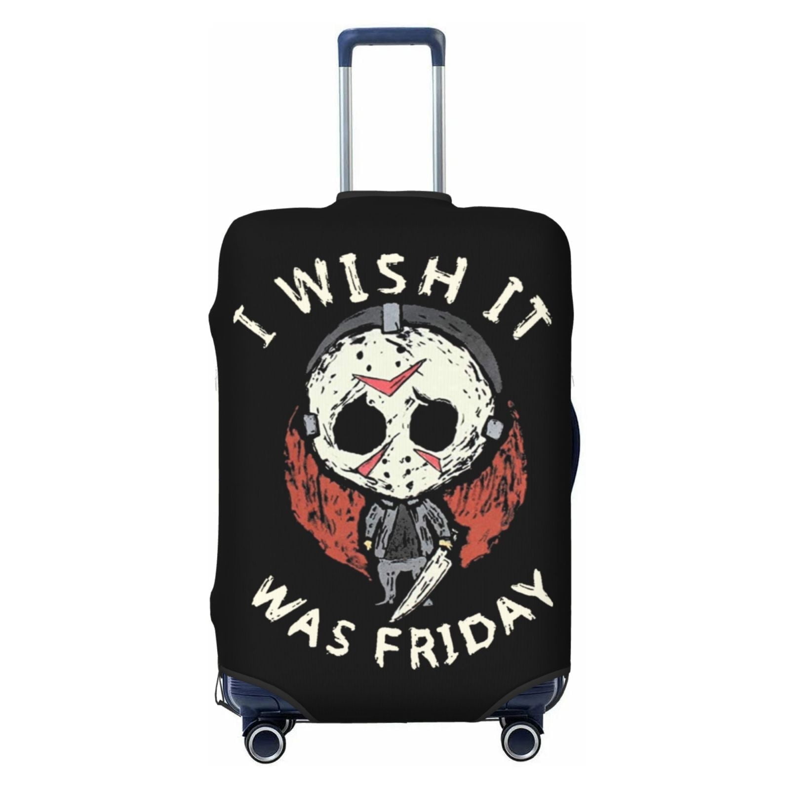 Friday The 13th I Wish It Was Friday Luggage Cover Approved Travel ...
