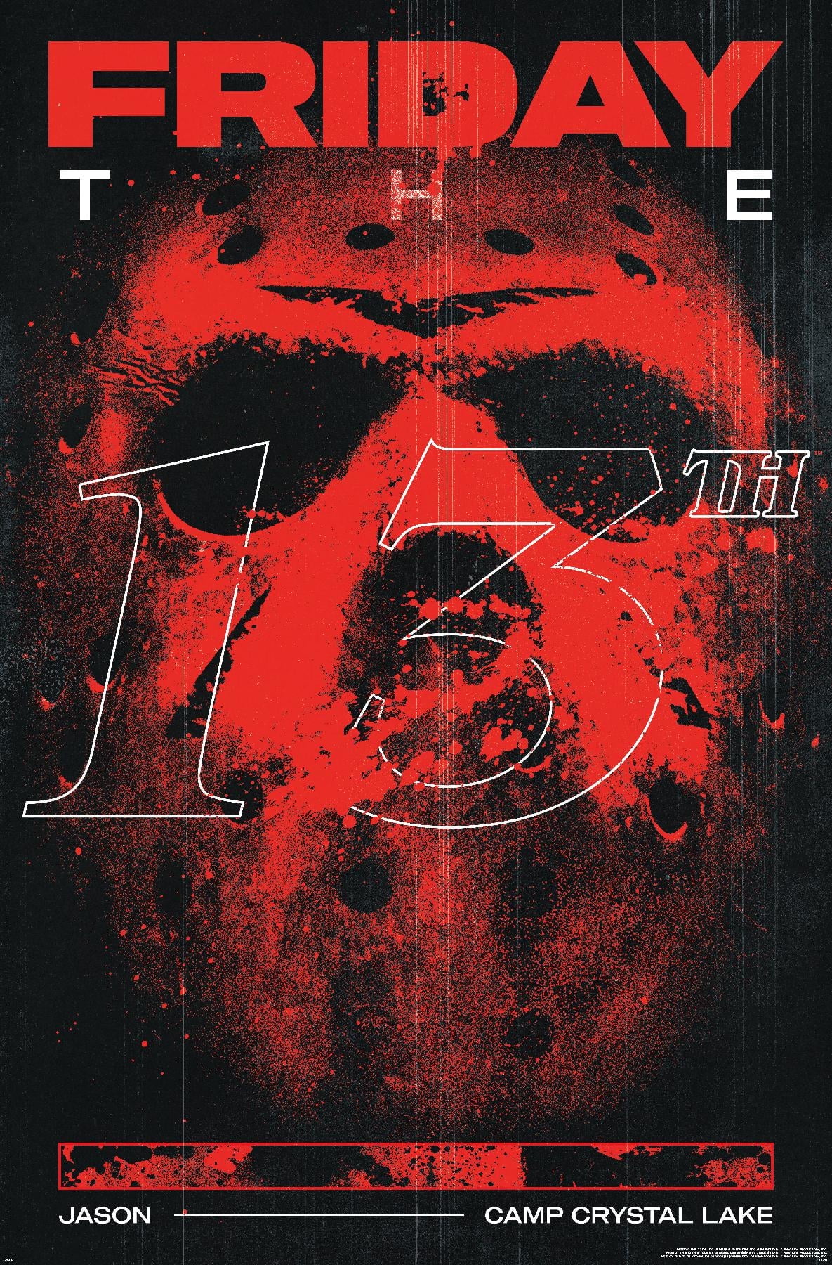 Friday The 13th - Jason Camp Crystal Lake Wall Poster, 22.375" x 34 ...