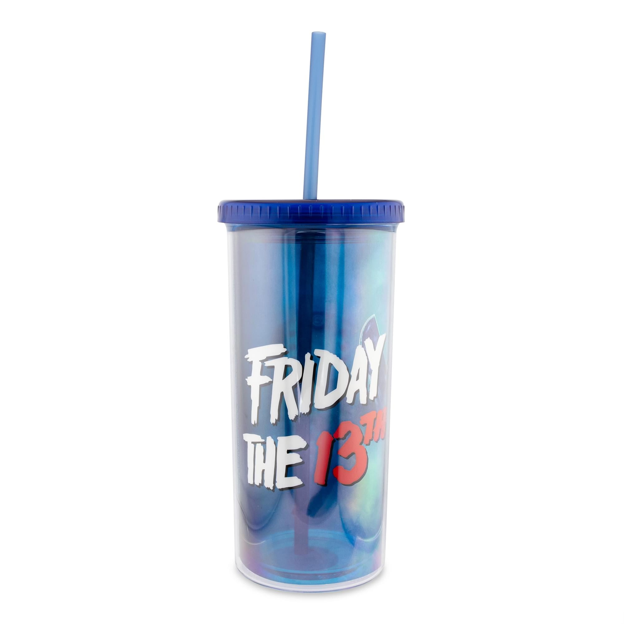 Friday The 13th Jason Carnival Cup With Lid and Straw | Holds 20 Ounces ...