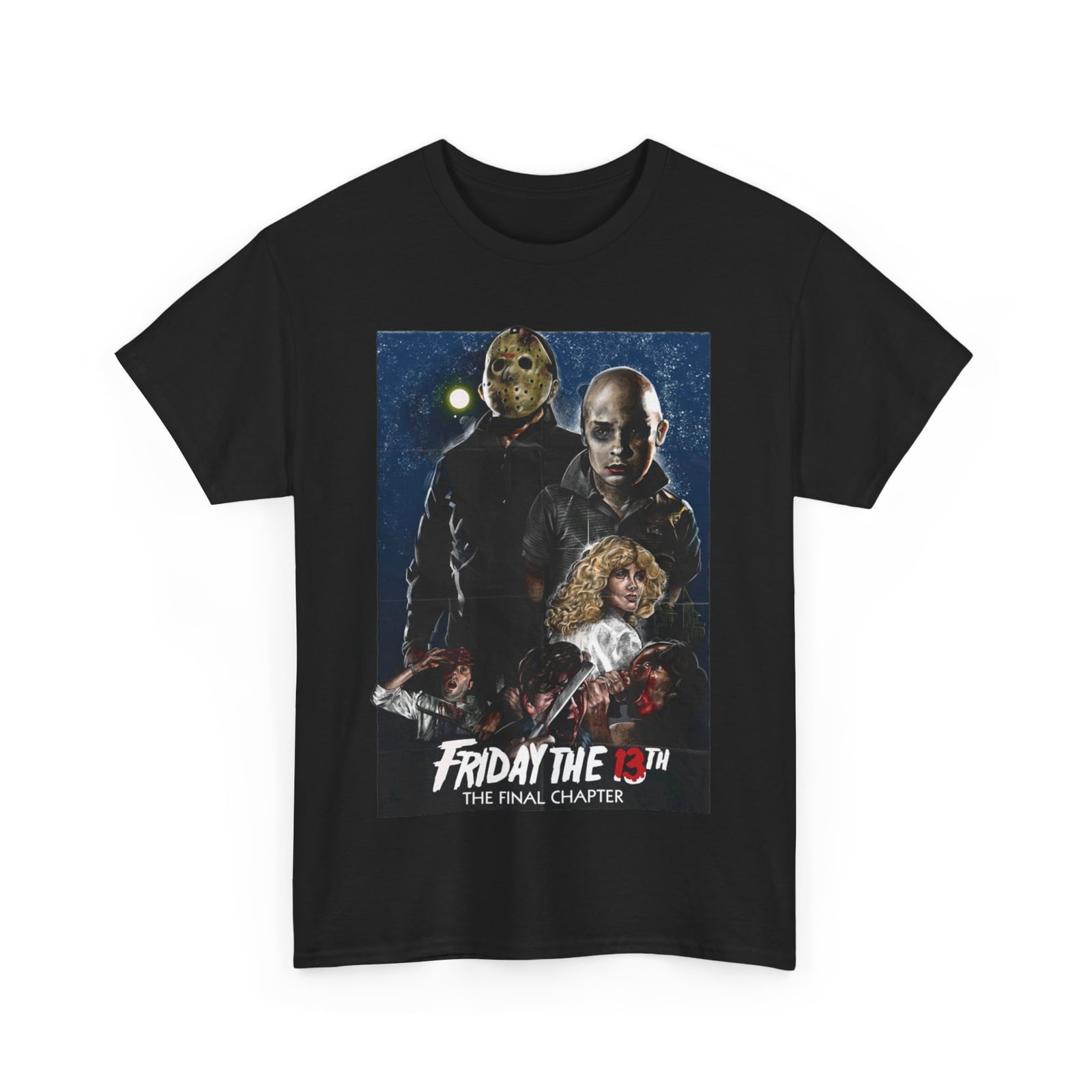 Friday The 13th The Final Chapter Movie T Shirt Unisex Heavy Cotton Tee ...