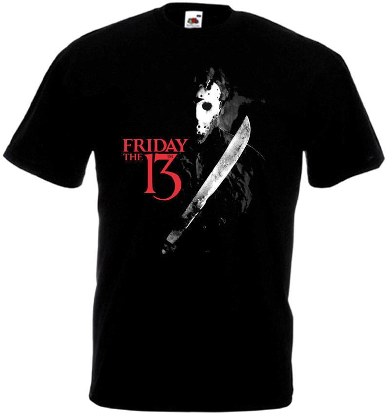 Friday The 13th v17 T shirt black movie poster all sizes S-5XL ...
