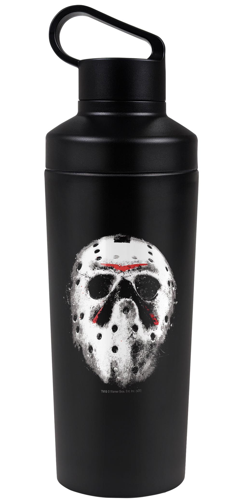 Friday the 13Th Official Jason Mask 18 oz Insulated Water Bottle, Leak ...