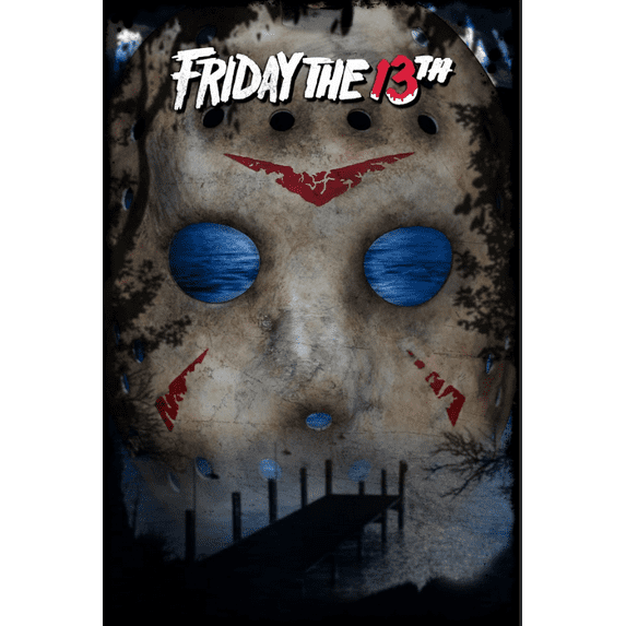 Friday the 13th (2009) Movie Poster 24x36 Horror Reboot, Jason Voorhees ...