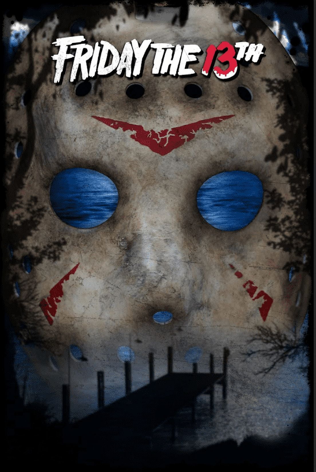 Friday the 13th (2009) Movie Poster 24x36 Horror Reboot, Jason Voorhees ...