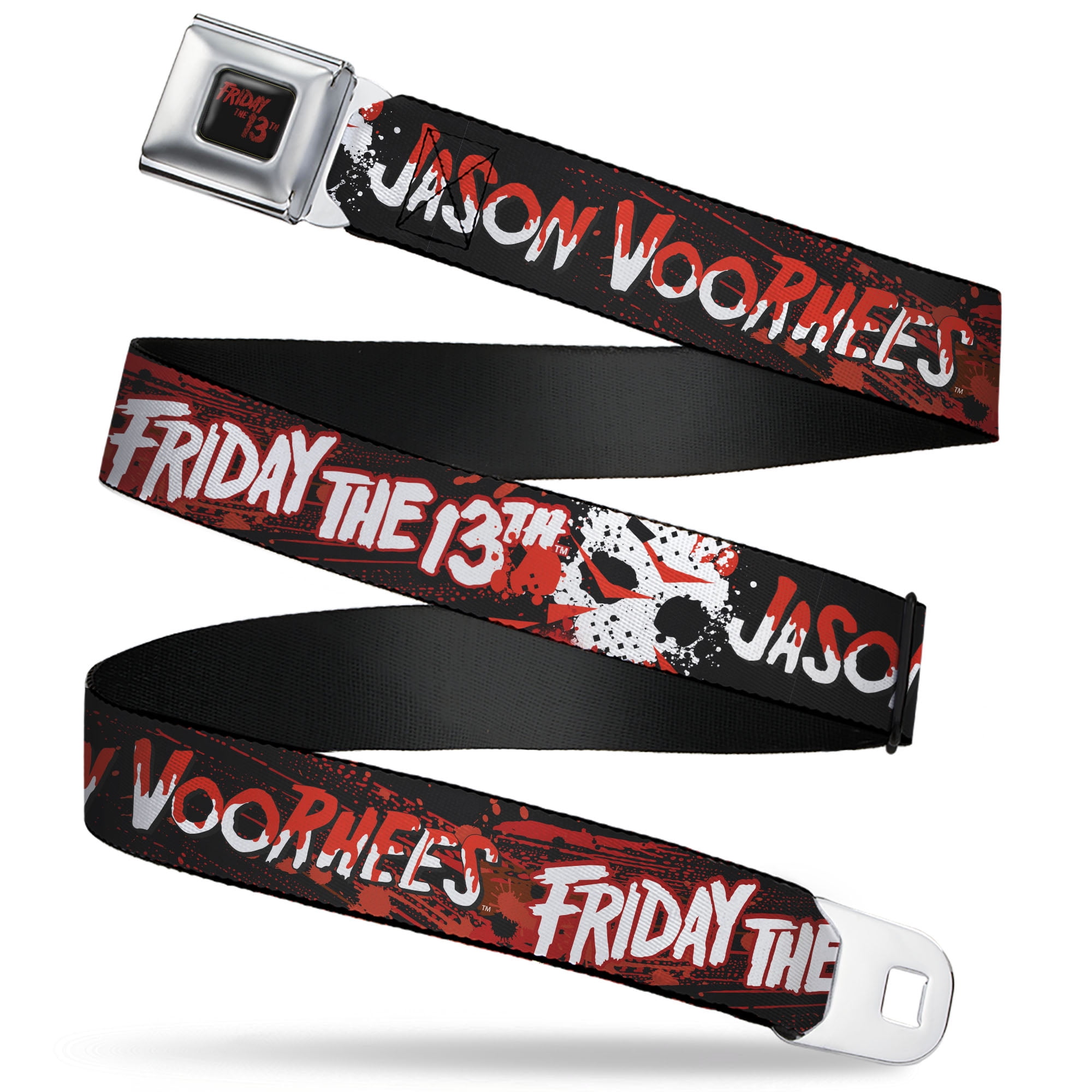 Friday the 13th Belt, Seatbelt Buckle Belt, Friday the 13th Jason ...