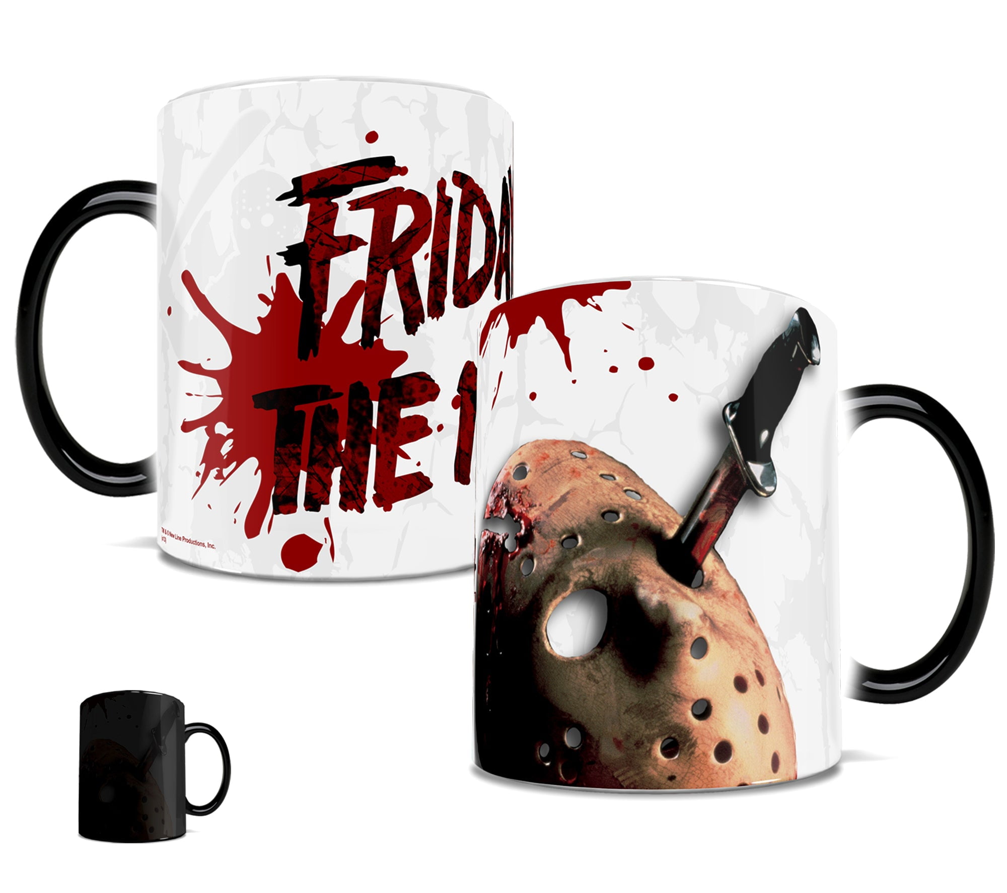 Friday the 13th (Blood Splatter) Morphing Mugs® Heat-Sensitive Mug ...