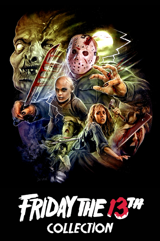 Friday the 13th Collection Movie Poster Set 24x36 | Horror Slasher ...