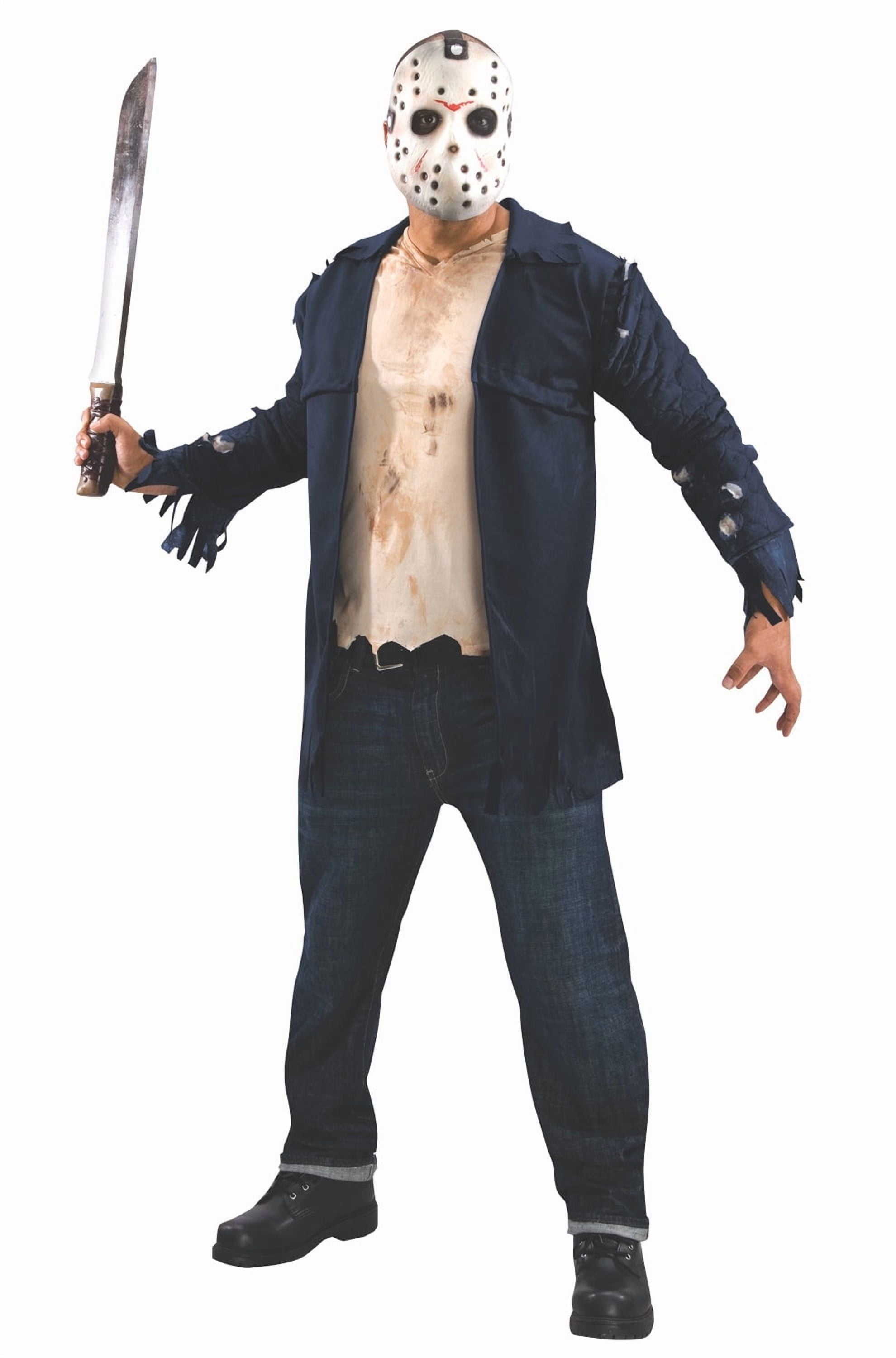 Free Shipping! Friday the 13th Voorhees Deluxe Jason Adult Costume for ...