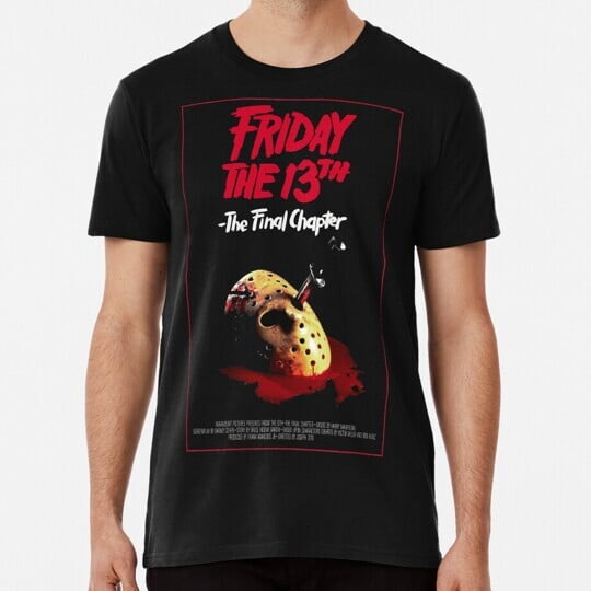 Friday the 13th Final Chapter Poster Artwork S to 5XL Made in USA T ...