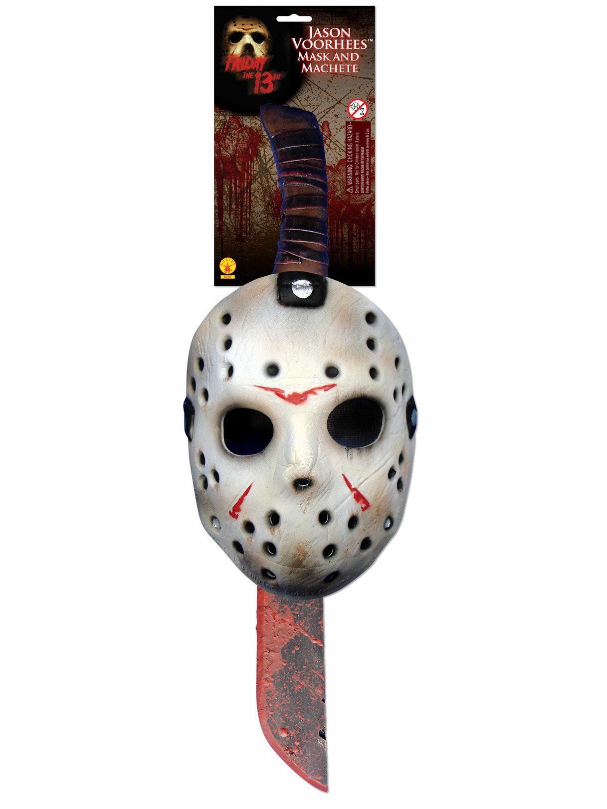 Friday the 13th Jason Adult Costume Mask & Machete Set, for Adults ...