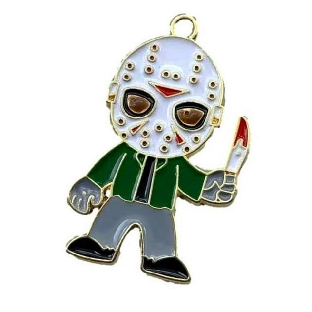 Friday the 13th Jason Character Charm Pendant Necklace with Chain ...