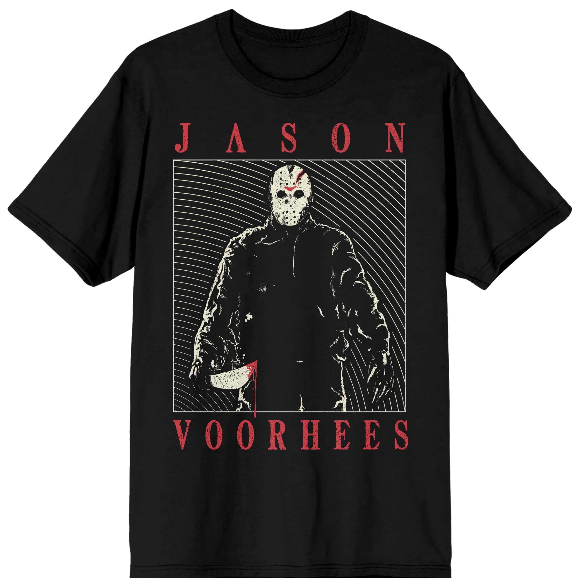 Friday the 13th Jason Voorhees Men's Black T-shirt - XXL - Walmart.com