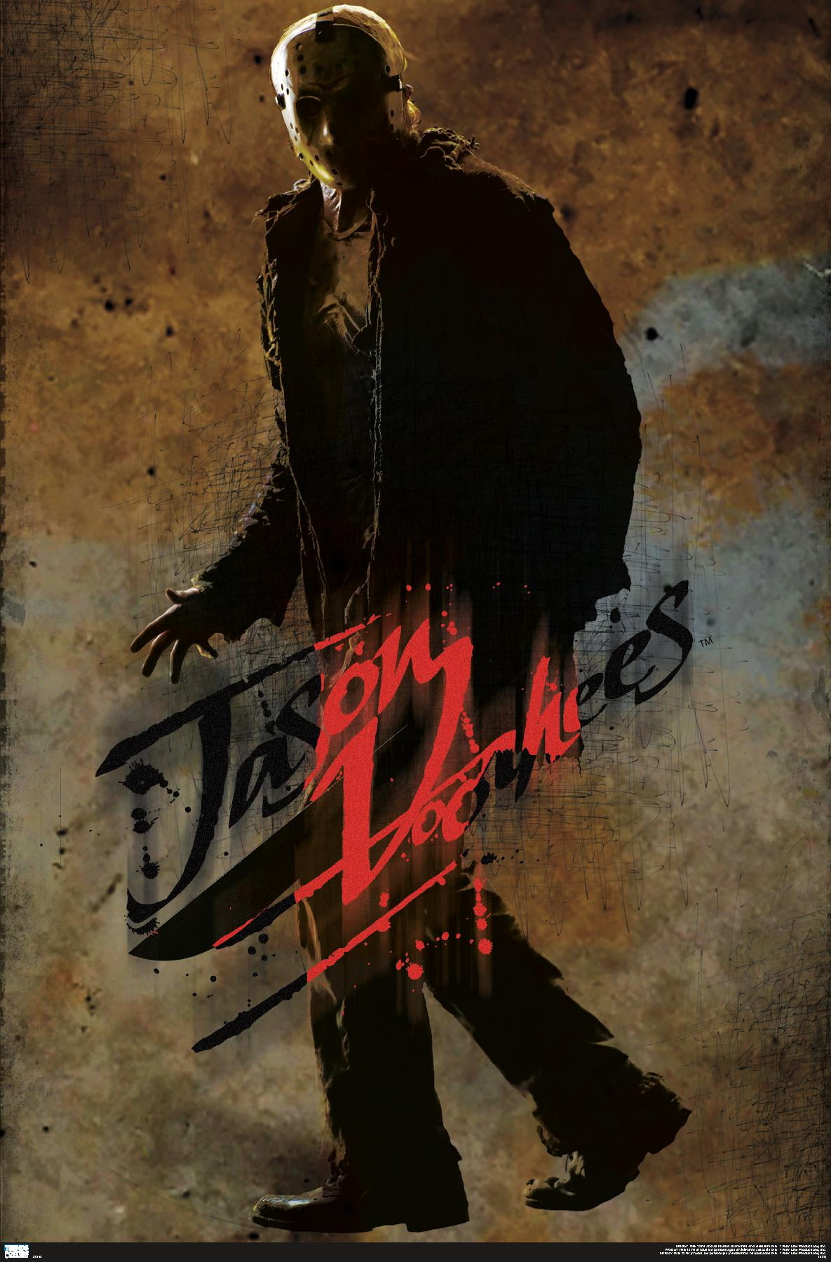Friday the 13th - Jason Wall Poster, 22.375" x 34" - Walmart.com