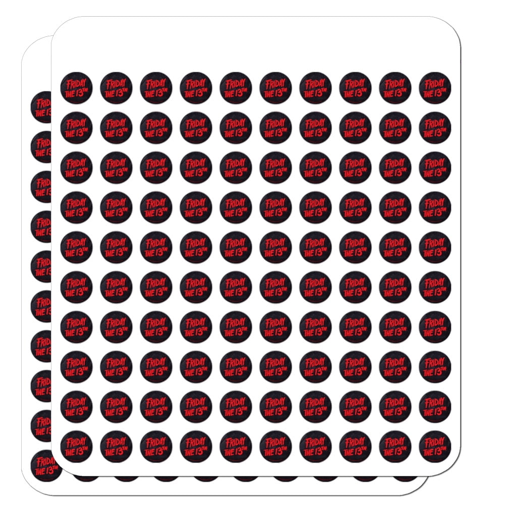 Friday the 13th Logo Planner Calendar Scrapbooking Crafting Stickers ...