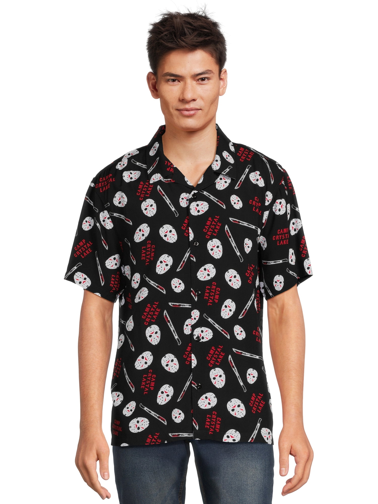 Friday the 13th Men's & Big Men's Woven Shirt, Sizes S-3XL - Walmart.com