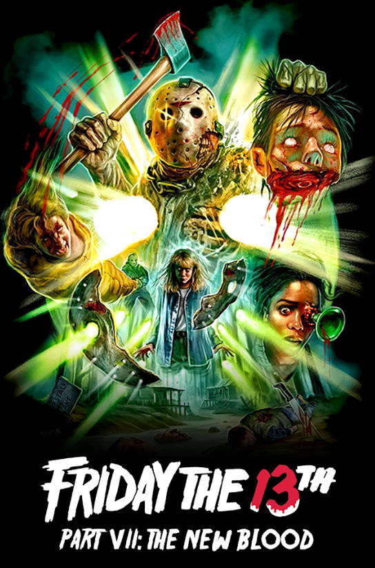 Friday the 13th Part VII: The New Blood 1988 Movie Poster 24x36 ...