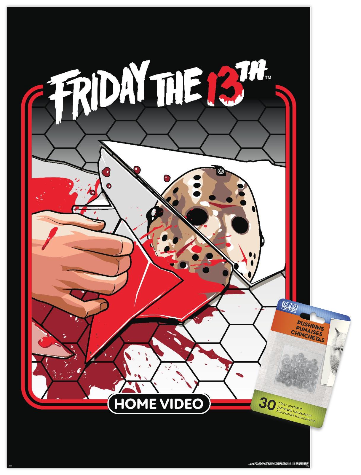 Friday the 13th: Seasons of Scare - Home Video Wall Poster with Push ...