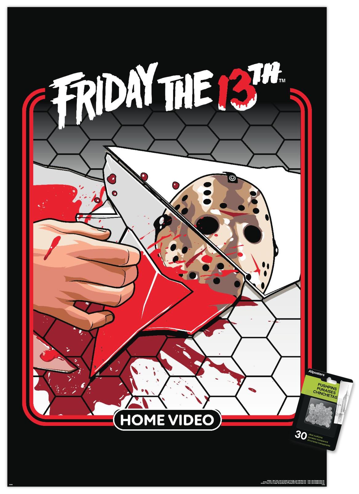 Friday the 13th: Seasons of Scare - Home Video Wall Poster with ...
