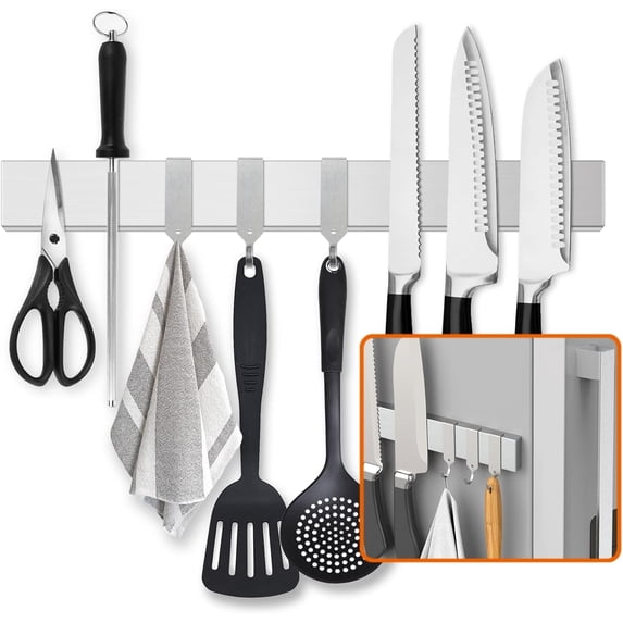 Fridge Applicable 17 Inch Double Sided Magnetic Knife Holder ...