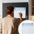 Fridge Calendar,2026-2027 Magnetic Calendar for Refrigerator,18-Month ...