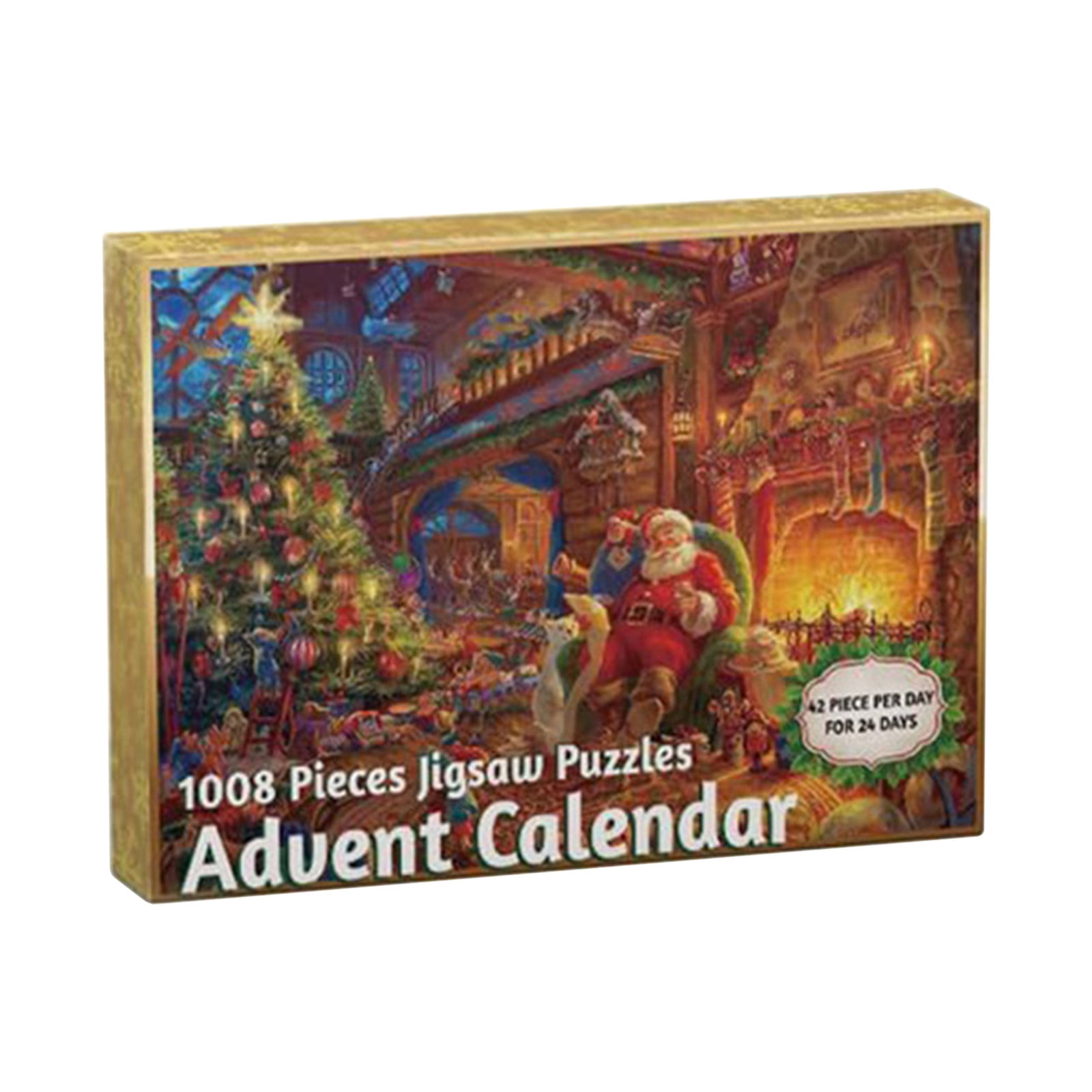 Fridge Calendar Advent Calendar 2024, Christmas Scene 24 Days Puzzles ...