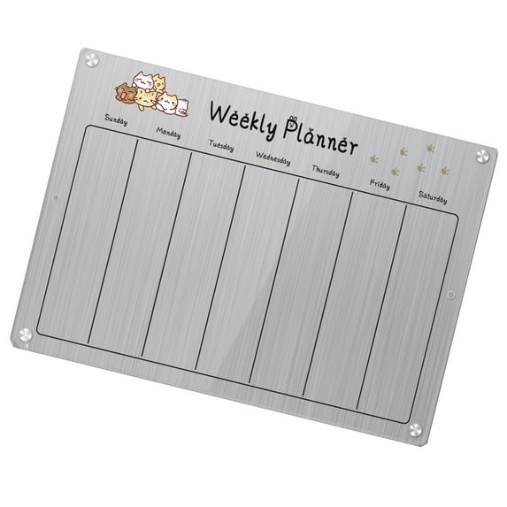 Fridge Calendar Board Weekly Monthly Calendar Fridge Planner for ...