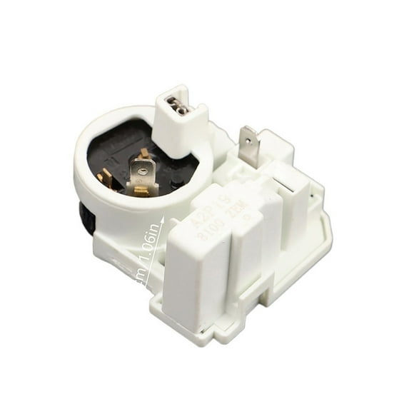 Fridge Compressor PTC Relay And Overload Protector Start Connected ...