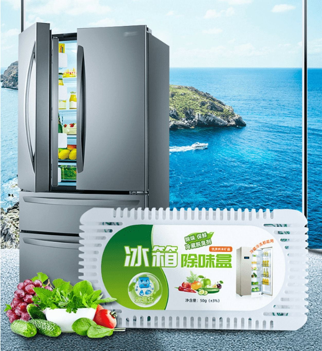 Fridge Deodorizer - More Effective Than Baking Soda - Natural and ...