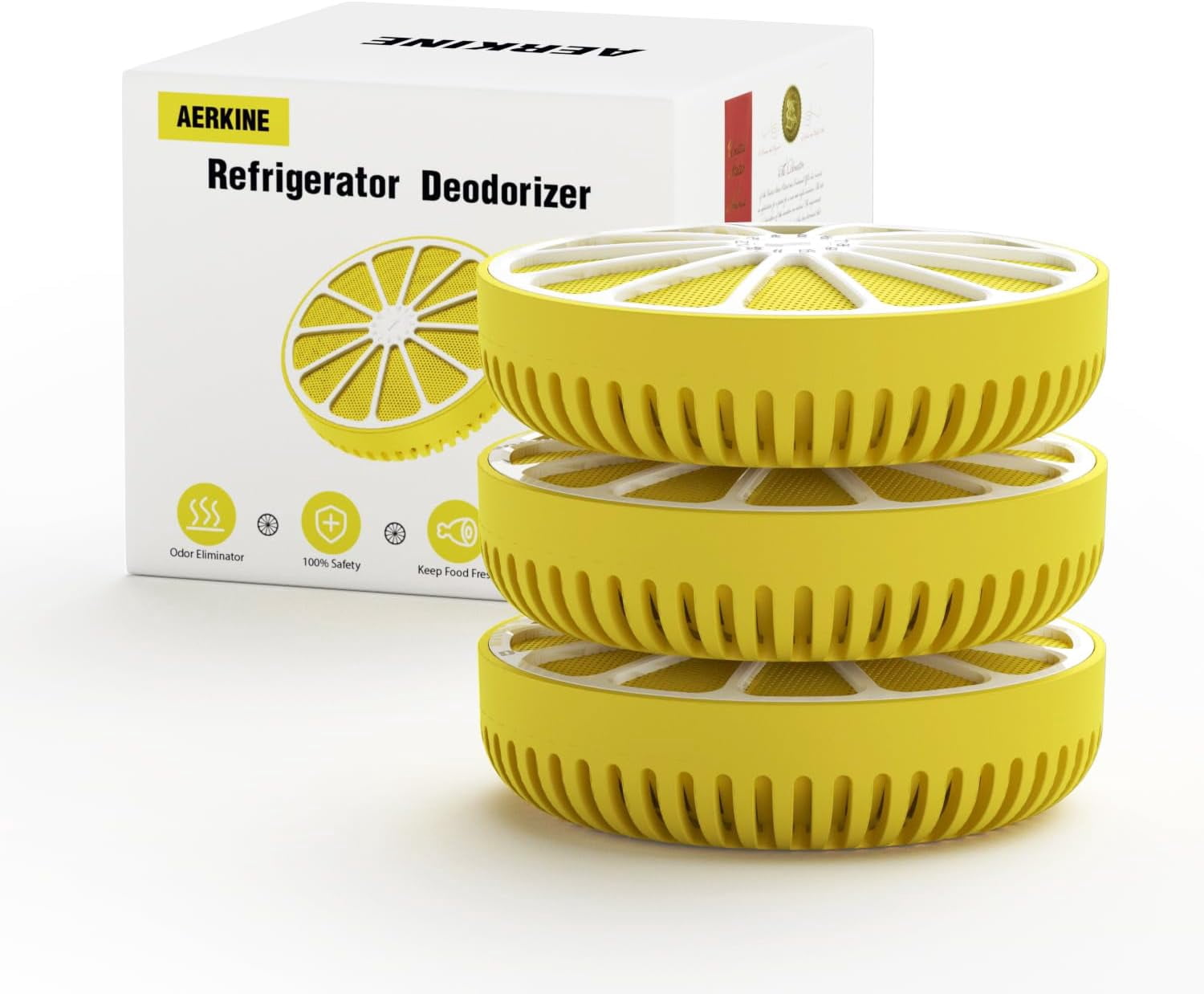 Fridge Deodorizer Odor Eliminator - Refrigerator Cleaner Freshener For ...