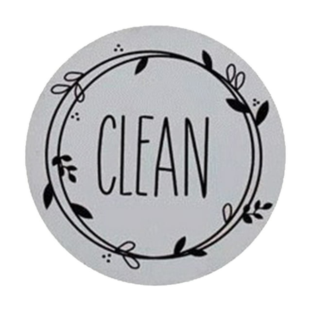 Fridge Dishwasher Magnet Clean Dirty Sign Indicator Reusable Double ...