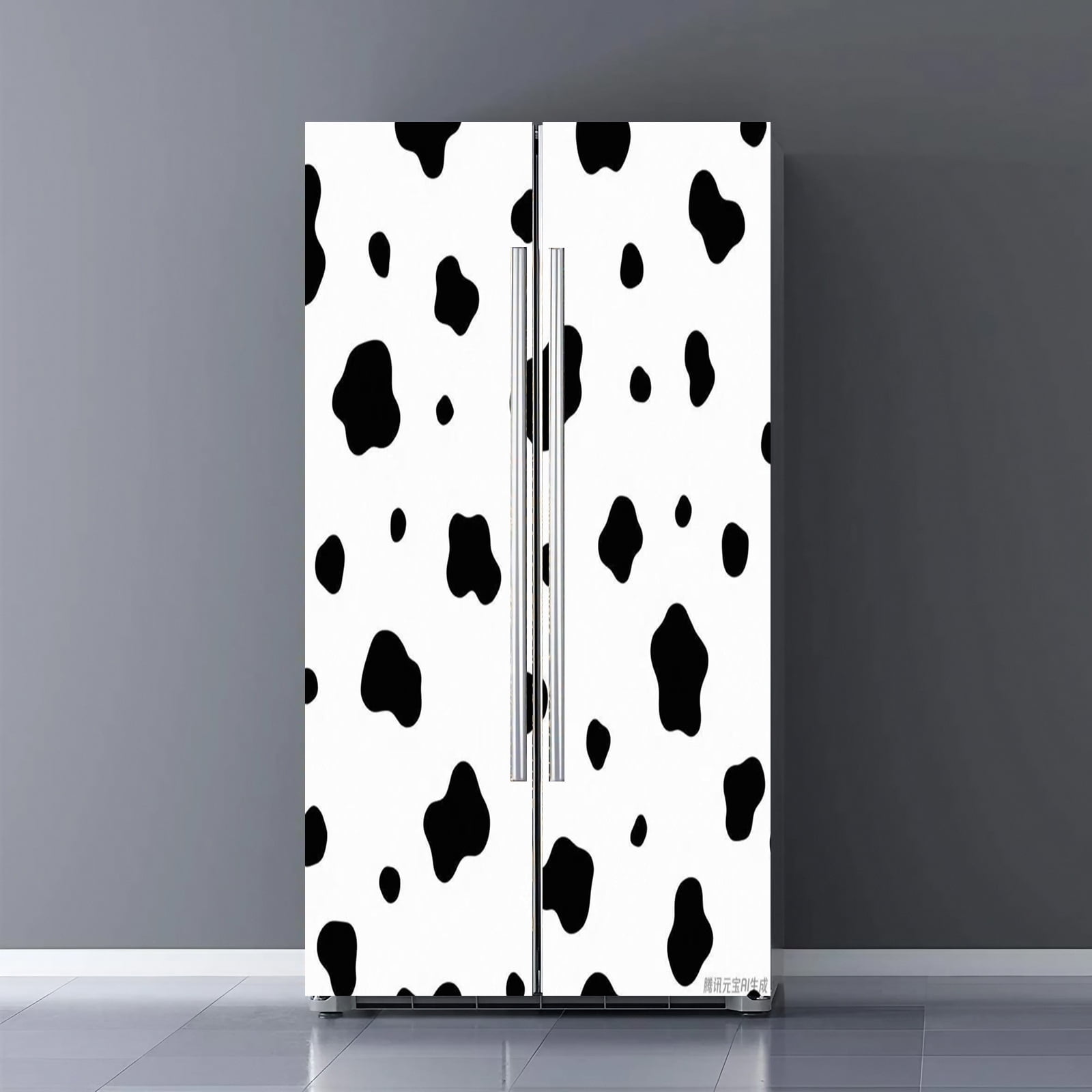 Fridge Door Wrap Vinyl Sticker Decor Front Refrigerator PVC Wallpaper ...