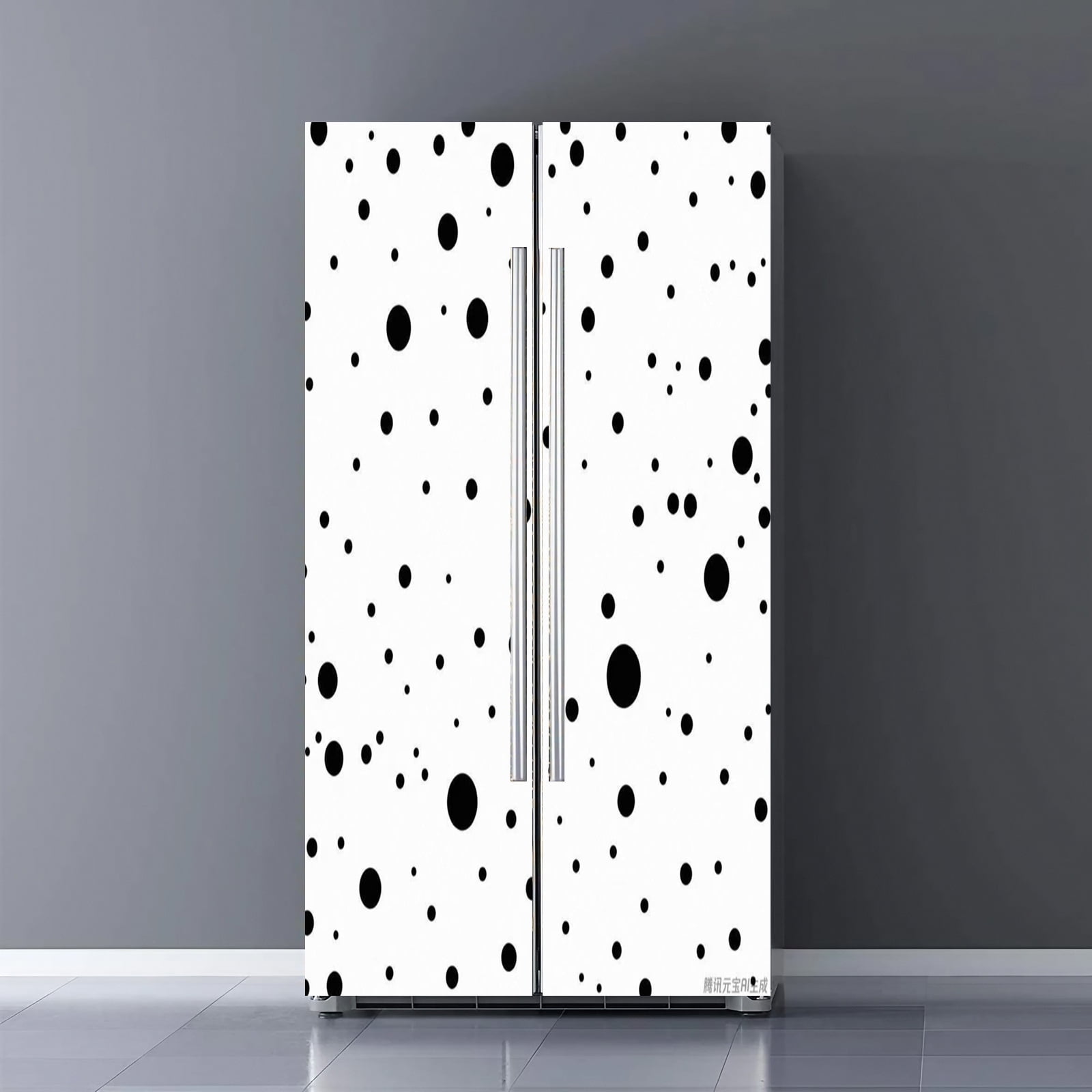 Fridge Door Wrap Vinyl Sticker Decor Front Refrigerator PVC Wallpaper ...
