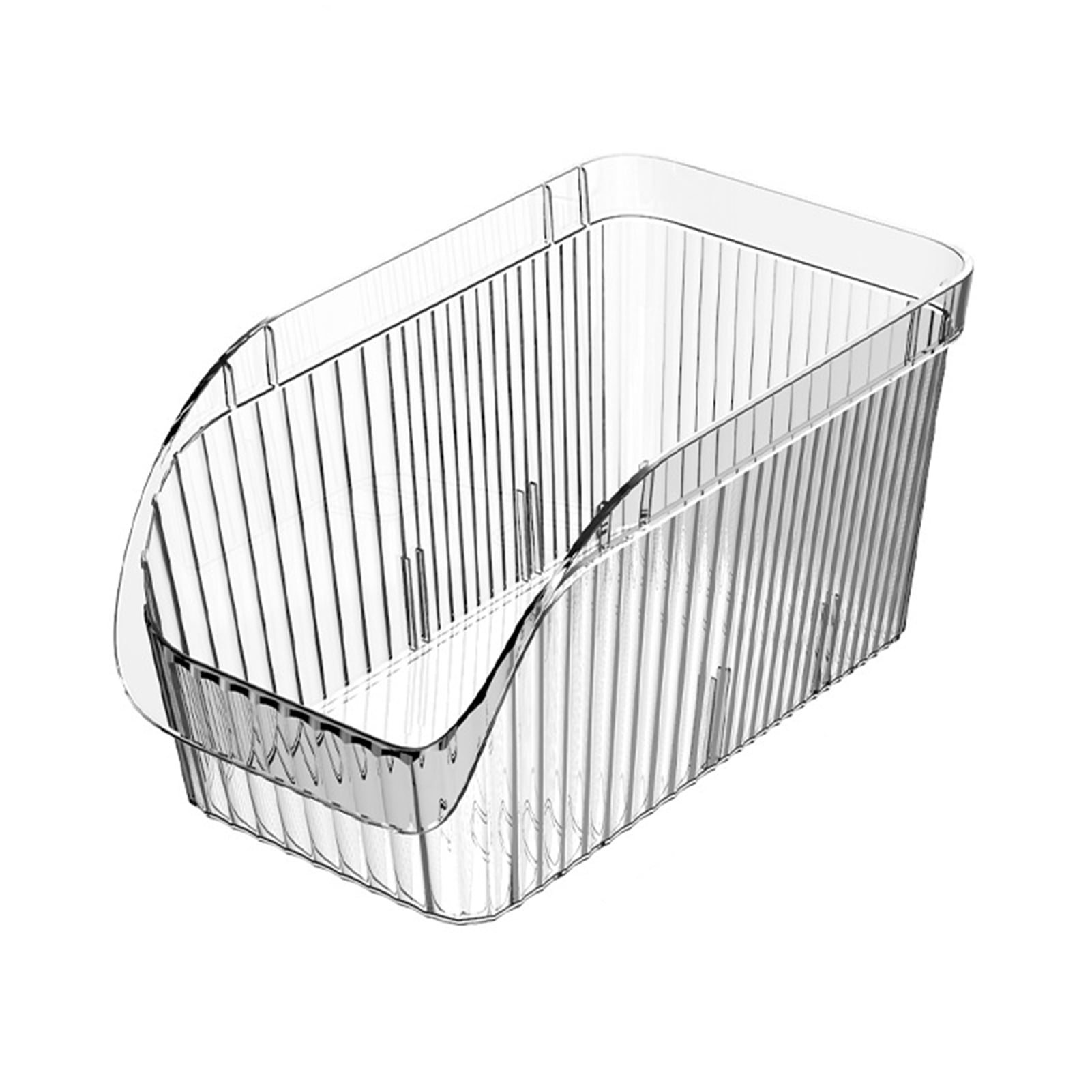 Fridge Drawers, Transparent Fridge Bins with Handle, Stacking Storage ...