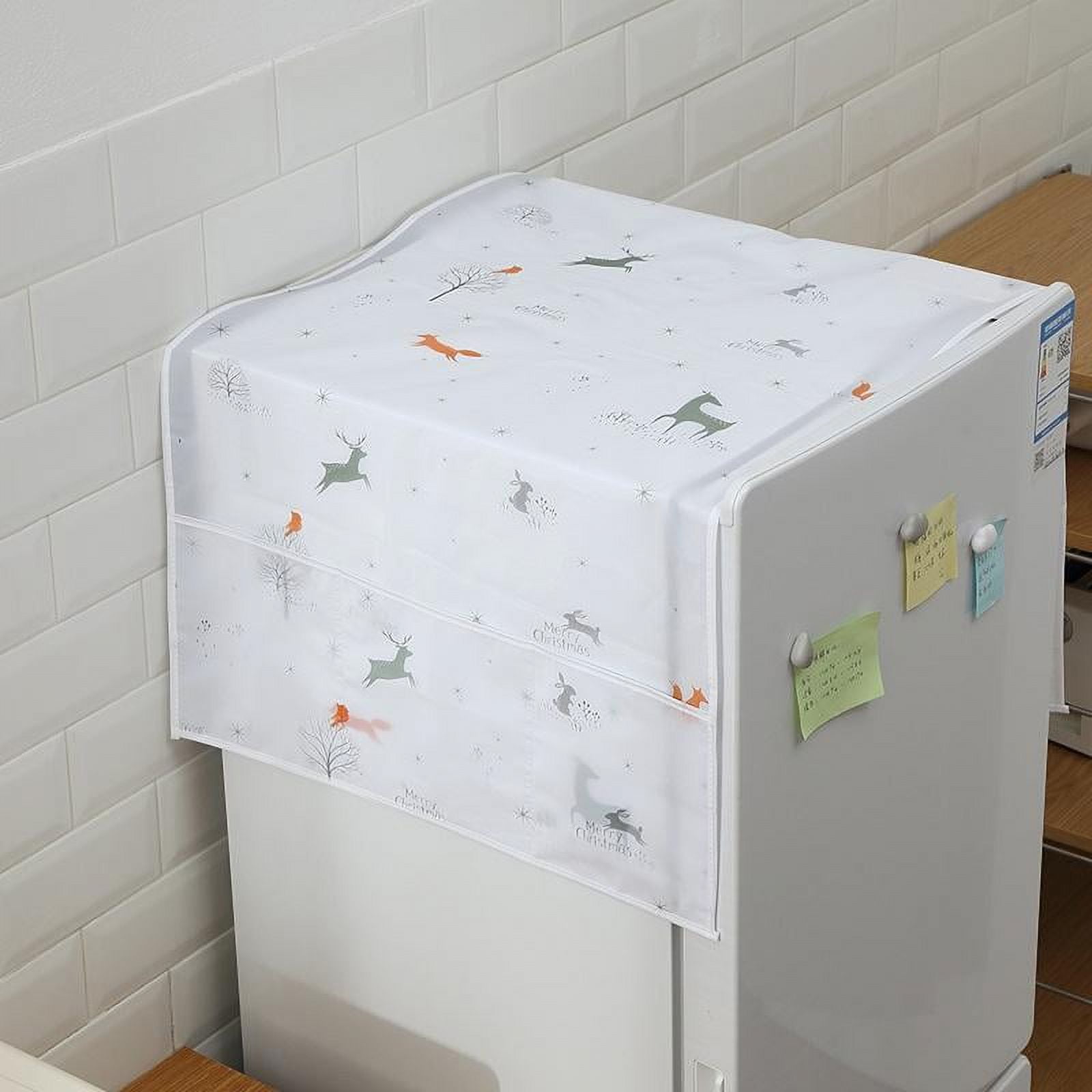 Fridge Dust Cover Multi-Purpose Washing Machine Top Cover Waterproof ...