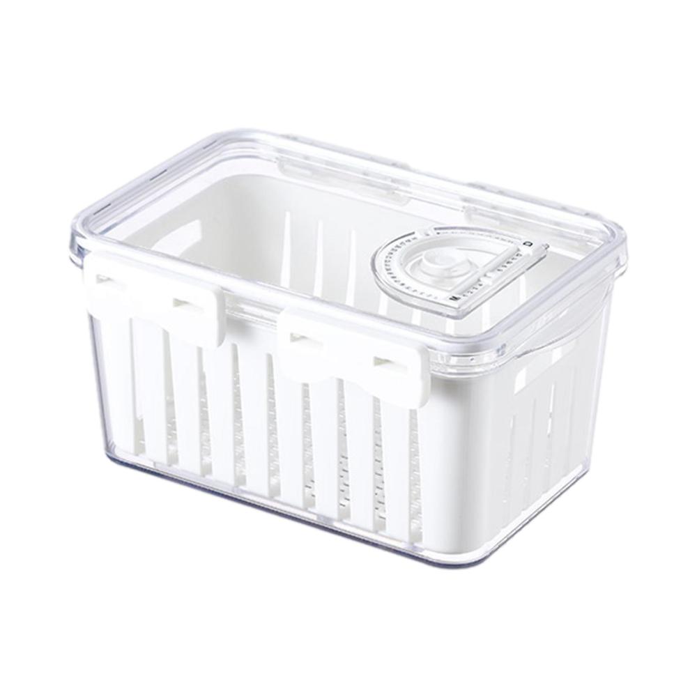Fridge Food Storage Container with Lids | Refrigerator Fruit Vegetable ...