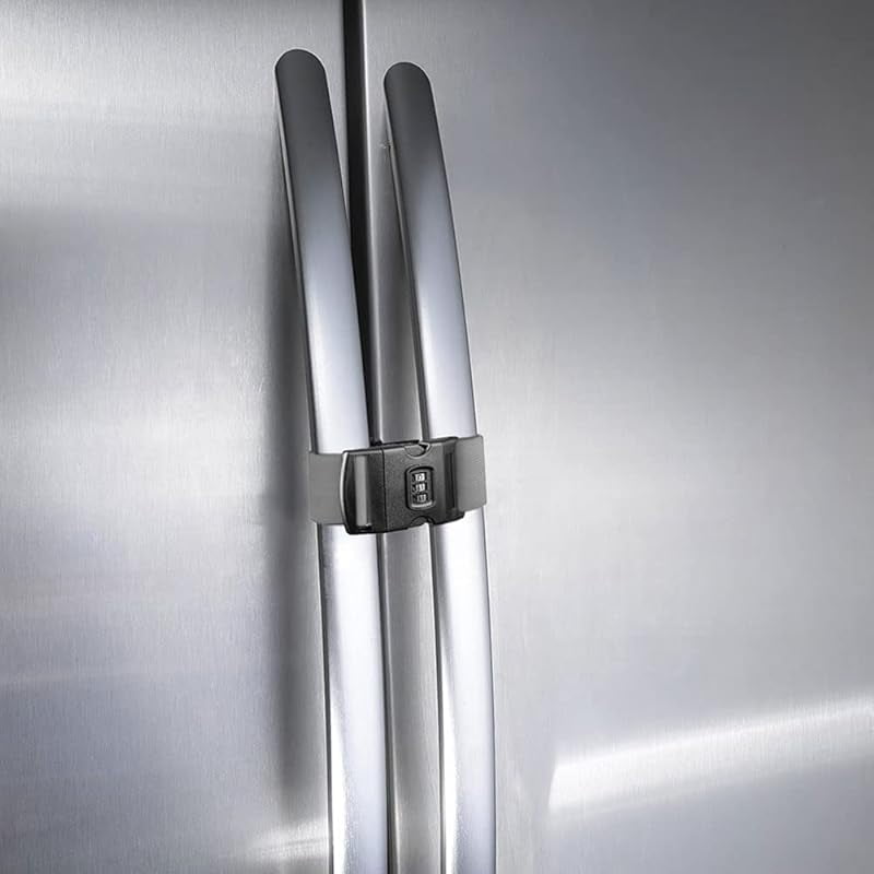 Fridge Freezer Refrigerator Cabinet Lock Latch, (2 Packs) Adjustable ...