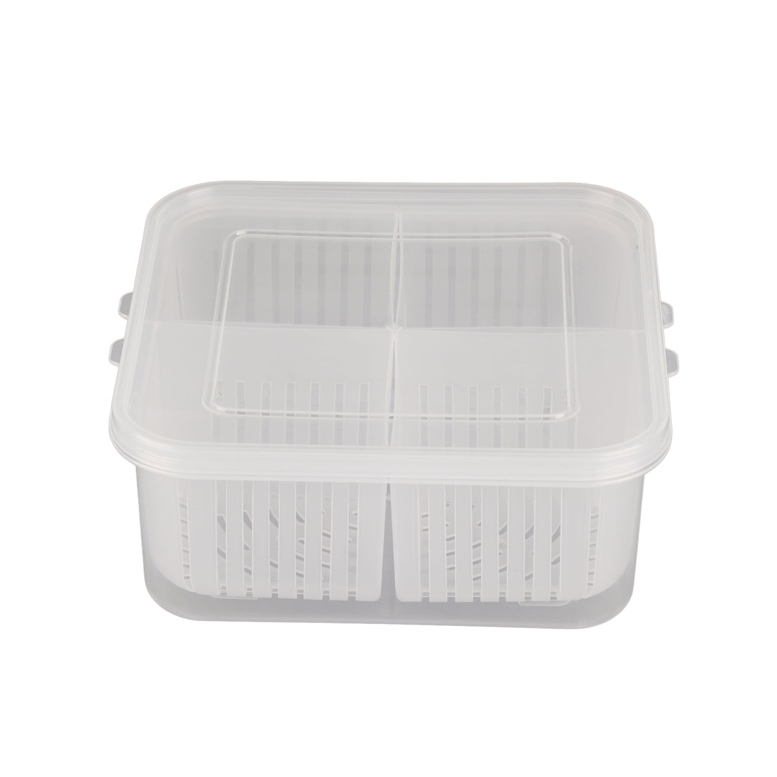 Fridge Fresh-Keeping Container, Detachable Kitchen Drain Basket For ...
