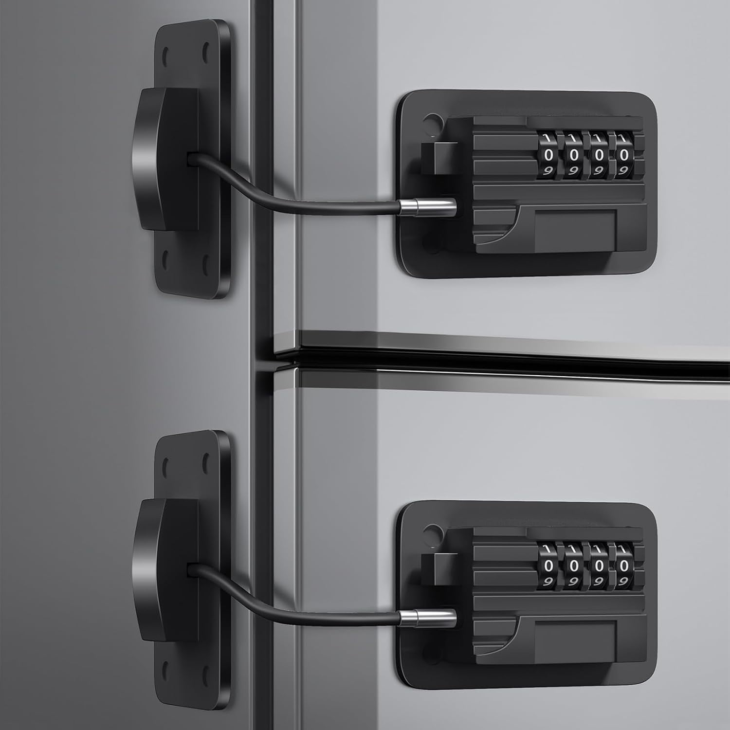 Fridge Lock (2 Pack), Heavy Duty Combination Refrigerator Lock, for ...